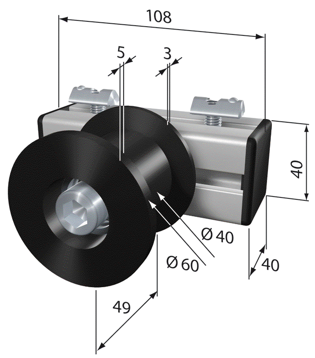 Stabilisierungsrolle, Querprofil | SZ8045S